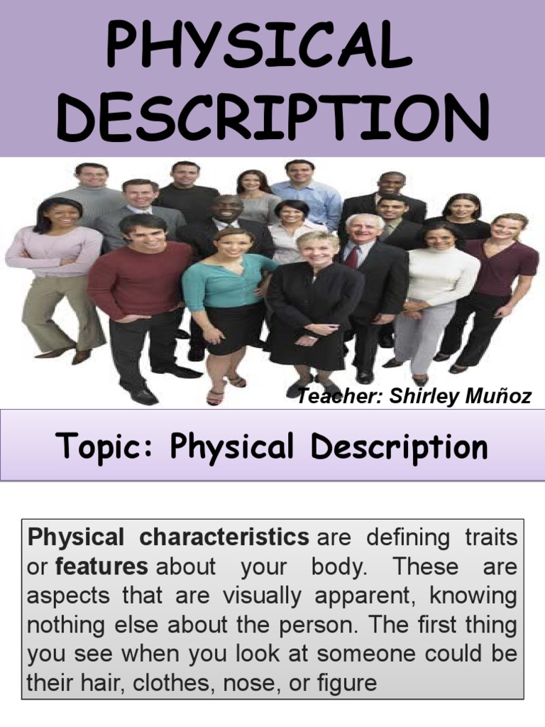 Physical Traits for ESL Students | PDF | Hair | Human Body