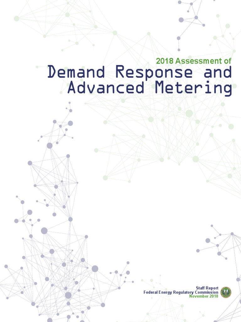 Demand Response and Advanced Metering: 2018 Assessment of | PDF | Smart ...