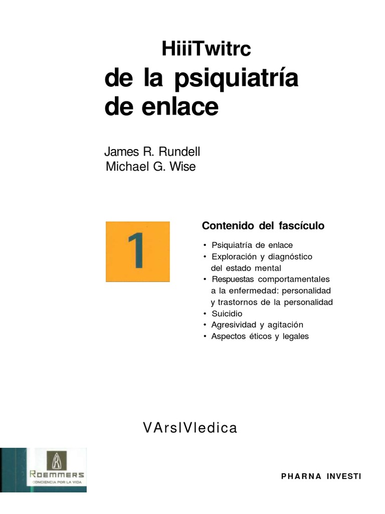 Portadas Libros Psiquiatria | PDF | Psiquiatría | Diagnóstico psiquiátrico