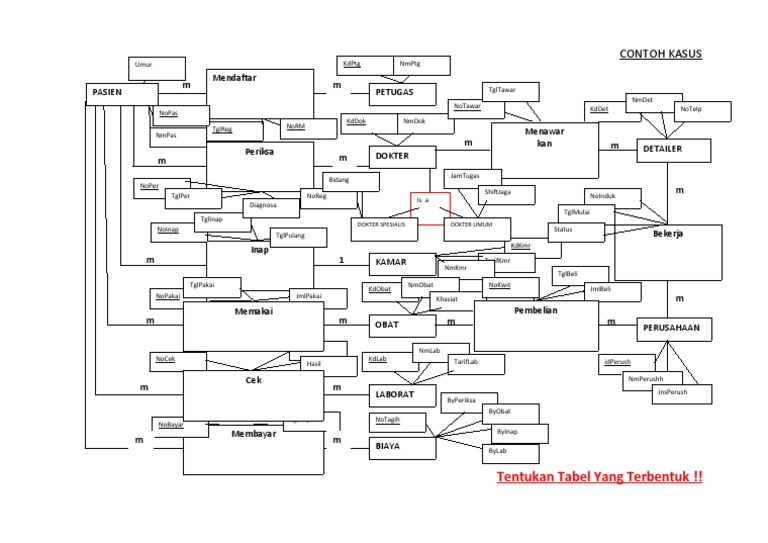 Tugas-Contoh Kasus Erd | PDF