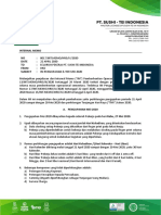 Format Surat Pelaporan PHK Ke Disnaker | PDF | Pengelolaan Keuangan & Uang