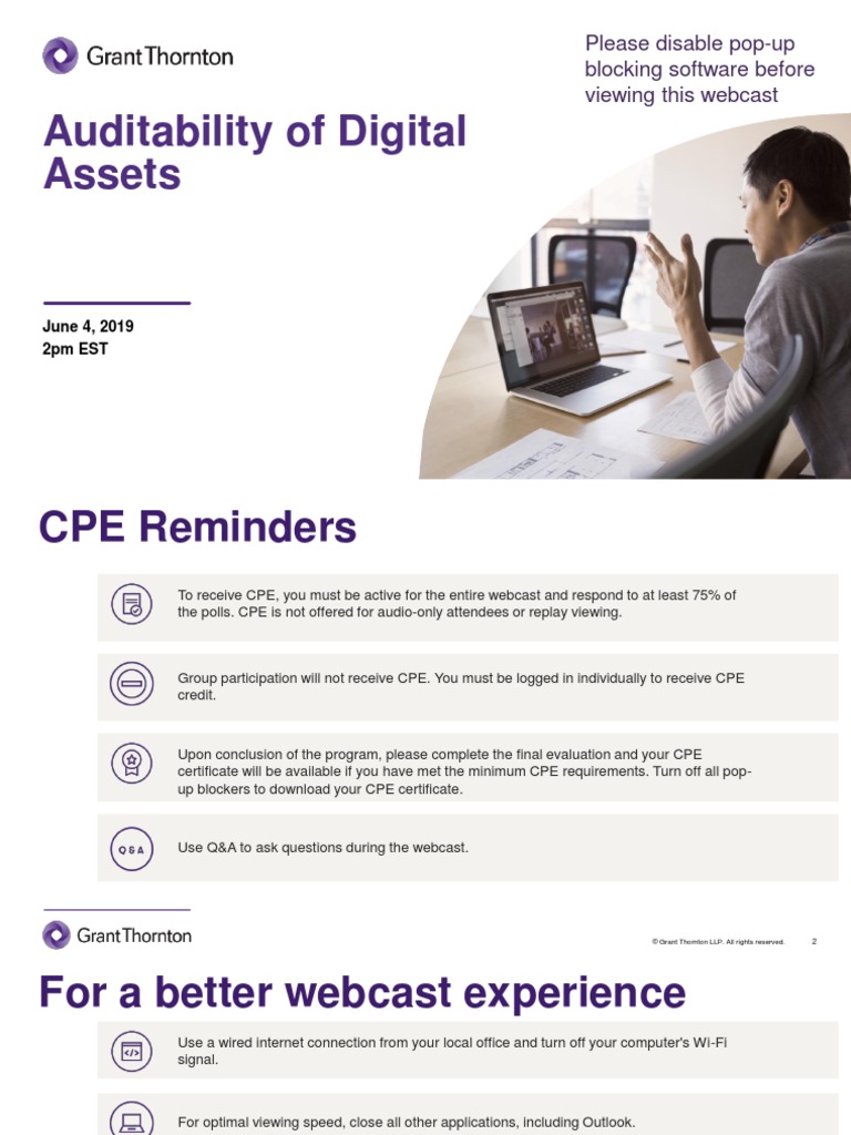 Auditability Digital Assets | PDF | Bitcoin | Cryptocurrency