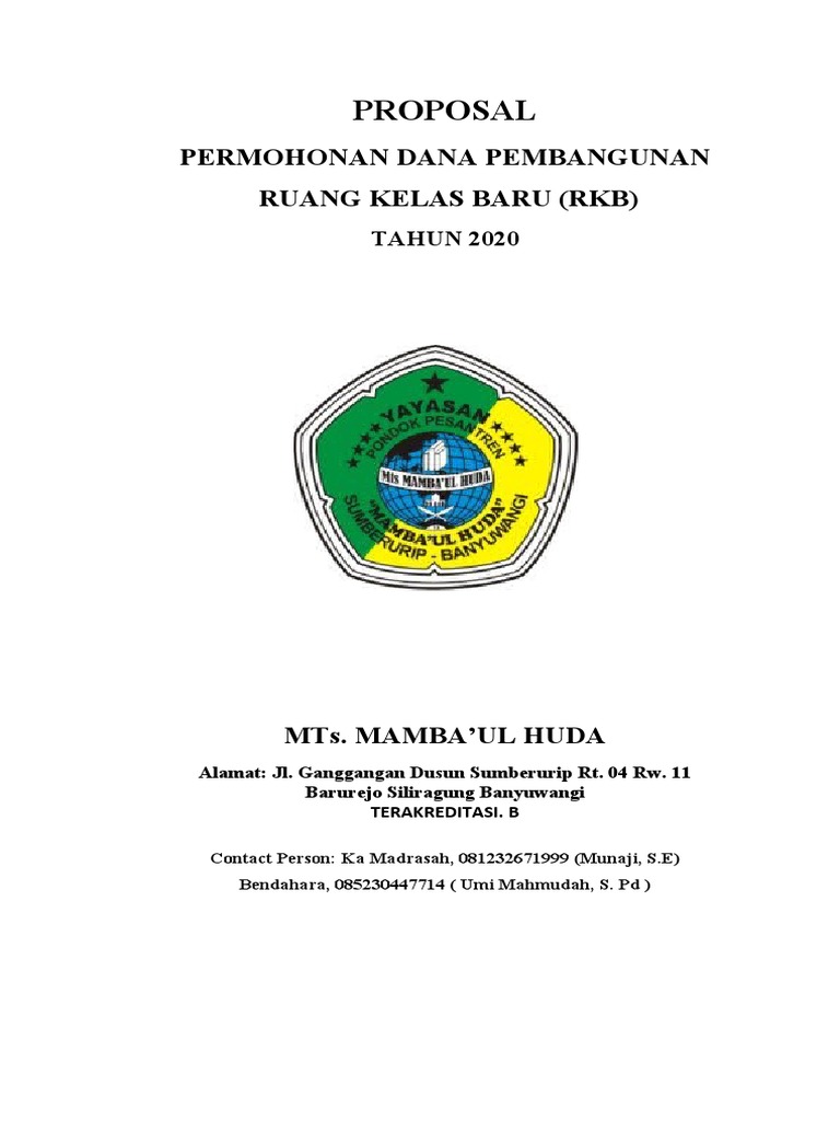 PROPOSAL Mts Mamba'ul Huda | PDF