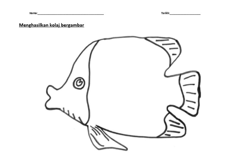 Kolaj Gambar Ikan | PDF