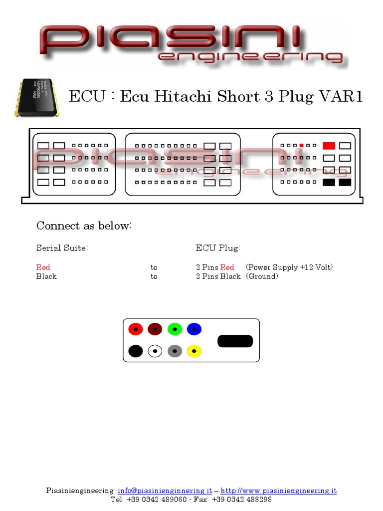 ECU Hitachi Wiring Guide VAR1 | PDF | Technology & Engineering