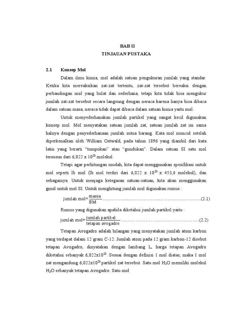 Bab Ii Tinjauan Pustaka | PDF