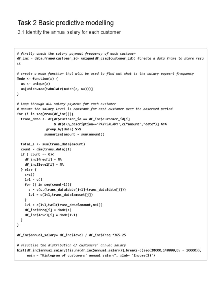 ANZ Internship Salary Analysis | PDF | Computers