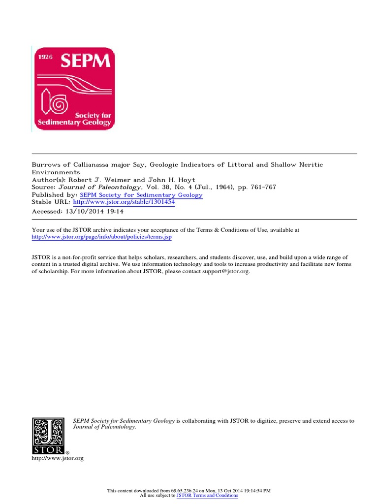 SEPM Society For Sedimentary Geology | PDF | Beach | Littoral Zone