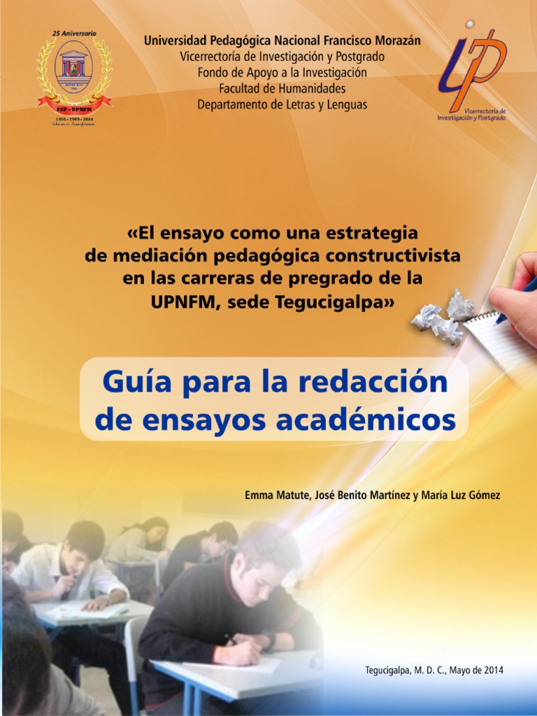 Guía para Redacción de Ensayos Académicos | PDF | Ensayos | Autor