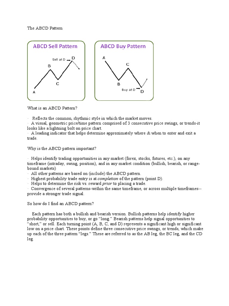 The ABCD Pattern | Download Free PDF | Market Trend | Microeconomics