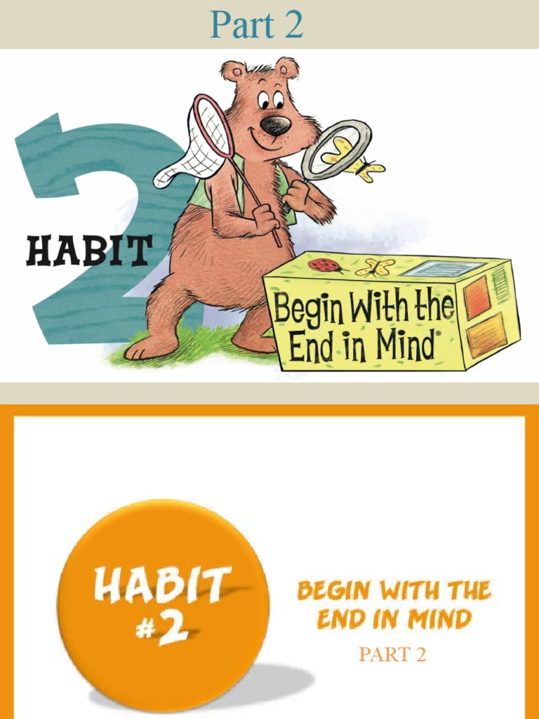 Habit 2 Part 2 From The 7 Habits Large | PDF | Mental Image | Mind