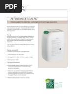 Alpacon Descalant II | PDF | Physical Sciences | Chemical Substances
