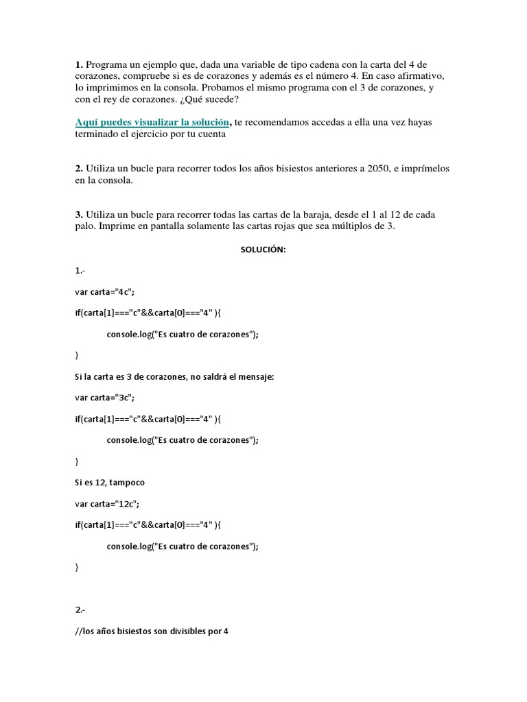 Soluciones Ejercicio 2 | PDF