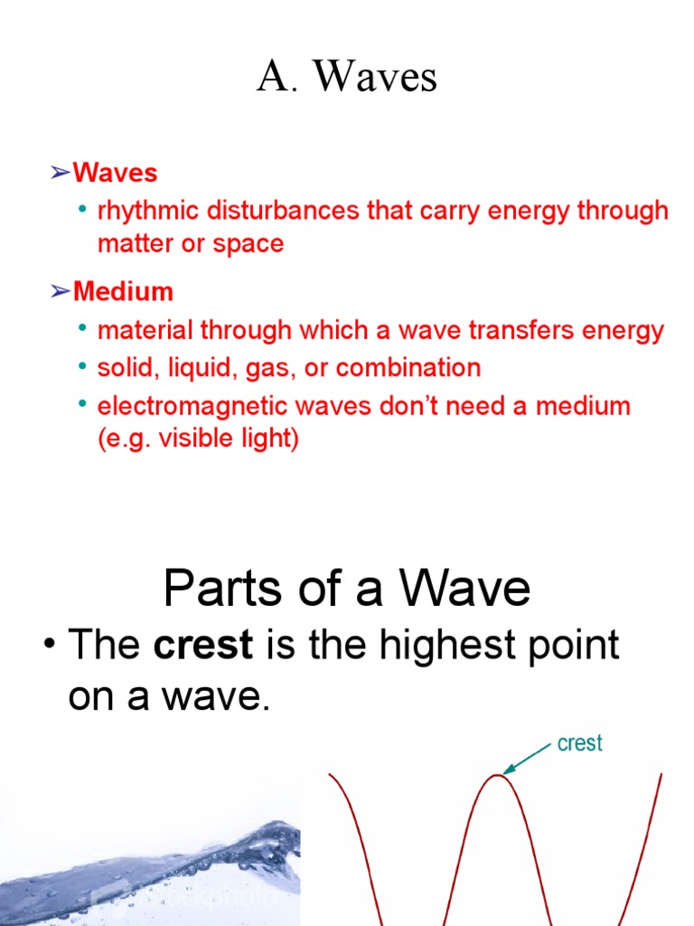 Waves Sound Light PowerPoint | PDF | Refraction | Waves