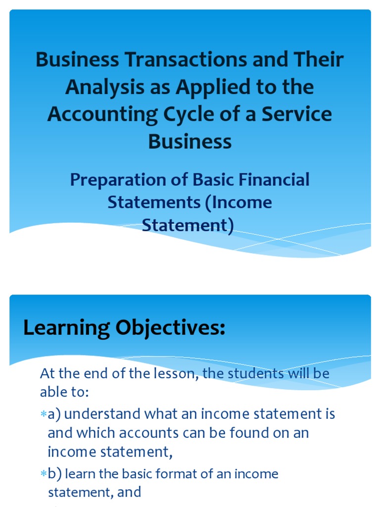 Preparation of Financial Statements | PDF | Income Statement | Balance ...