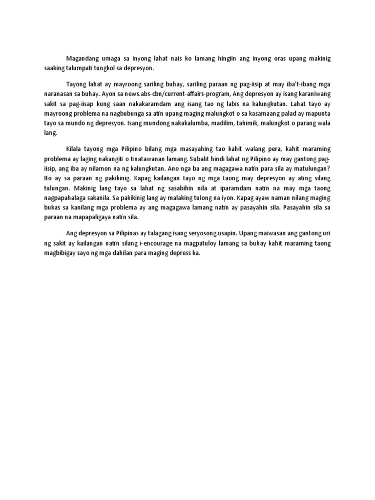 Fil Talumpati | PDF