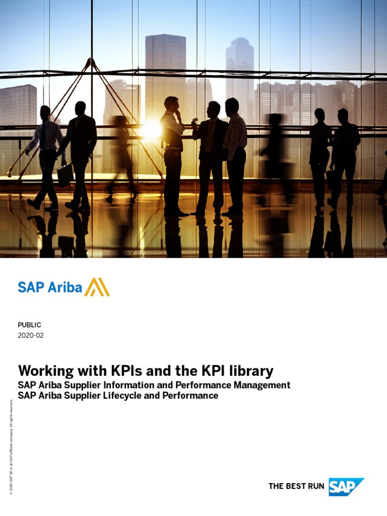 SAP Working With KPIs and The KPI Library (Ariba) PDF | PDF | Performance Indicator | Documentation