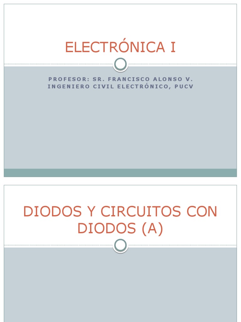 Diodos y Circuitos Con Diodos (A) | PDF | Rectificador | Diodo