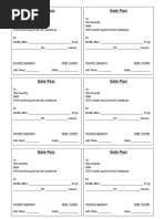Gate Pass Returnable) | PDF | Nature