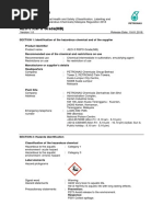 MSDS H2o | PDF | Toxicity | Biodegradation