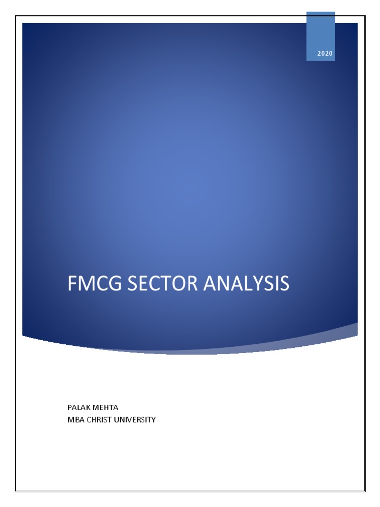 FMCG Sector Industry Analysis Final | PDF | Retail | Brand