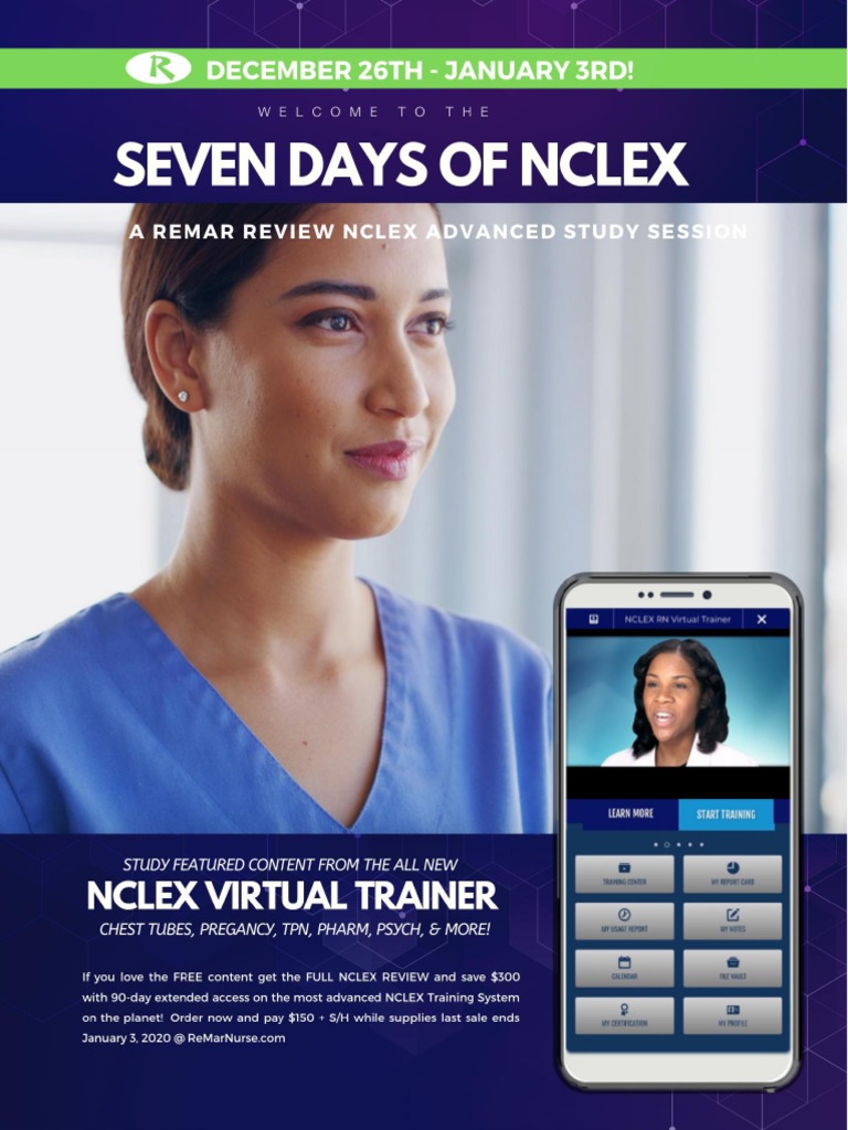7 Days of NCLEX 2019 Student Workbook | PDF | National Council ...