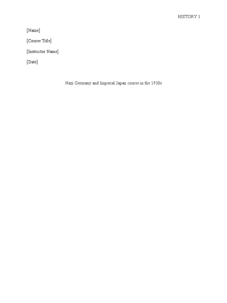 WWII Axis Powers: Germany & Japan | PDF | Empire Of Japan | Axis Powers