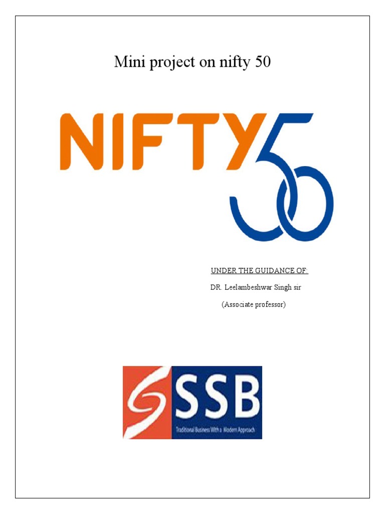 Mini Project On Nse | PDF | Stock Market Index | Financial Markets