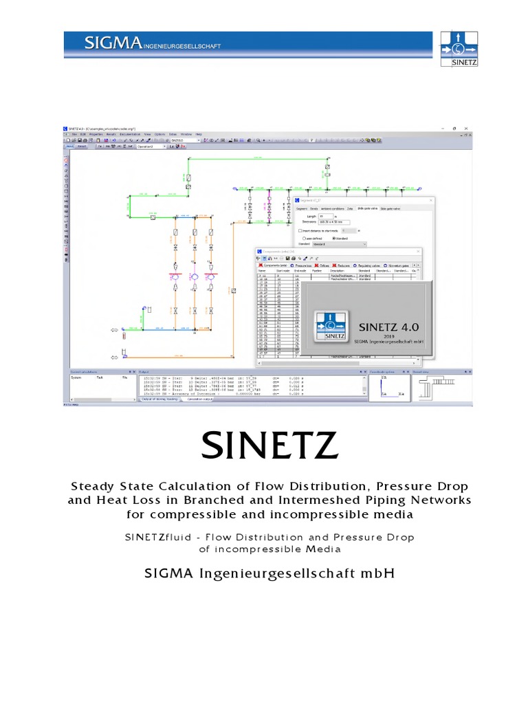 Sinetz: Sigma Ingenieurgesellschaft MBH | PDF | Gases | Fluid Dynamics