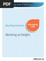 Work at Height - Toolbox Talk | PDF | Risk | Occupational Safety And Health