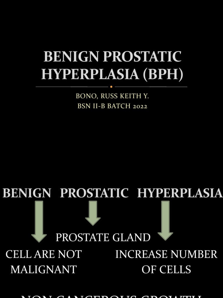 Understanding Benign Prostatic Hyperplasia | PDF | Wellness
