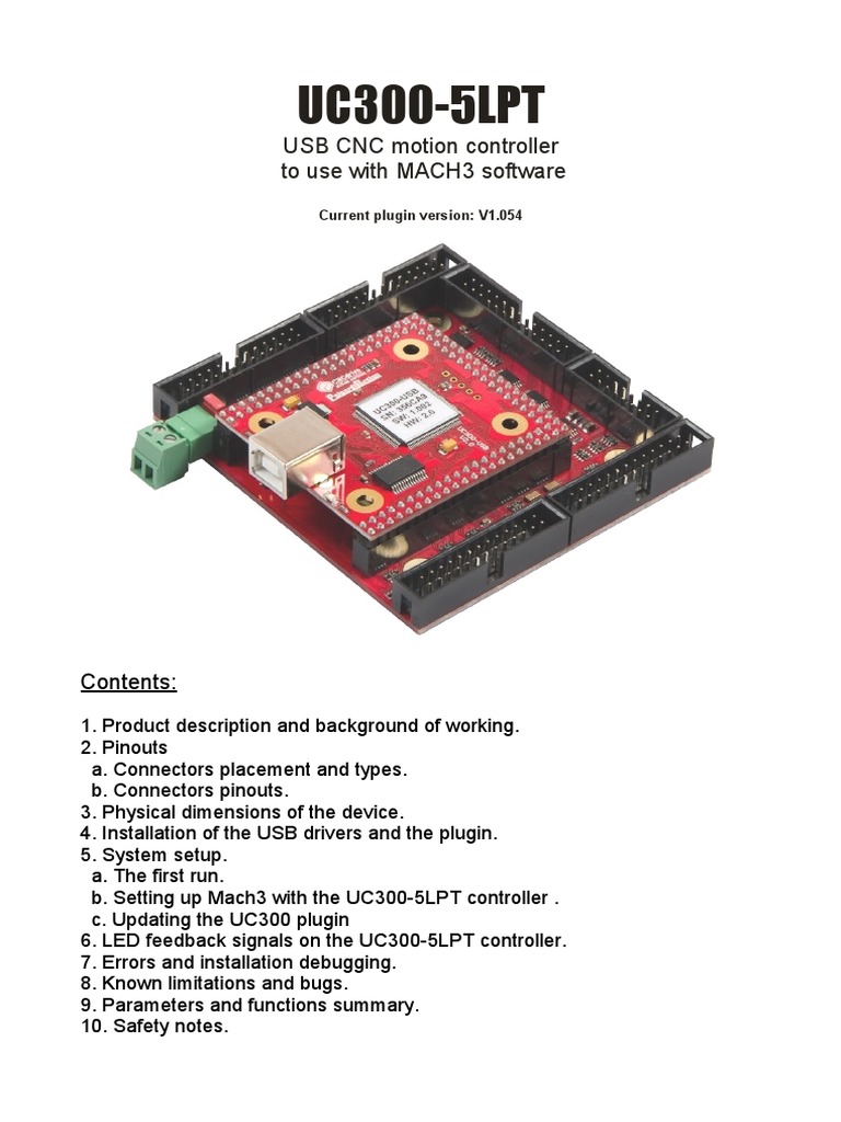 UC300 Users Guide | PDF | Usb | Input/Output
