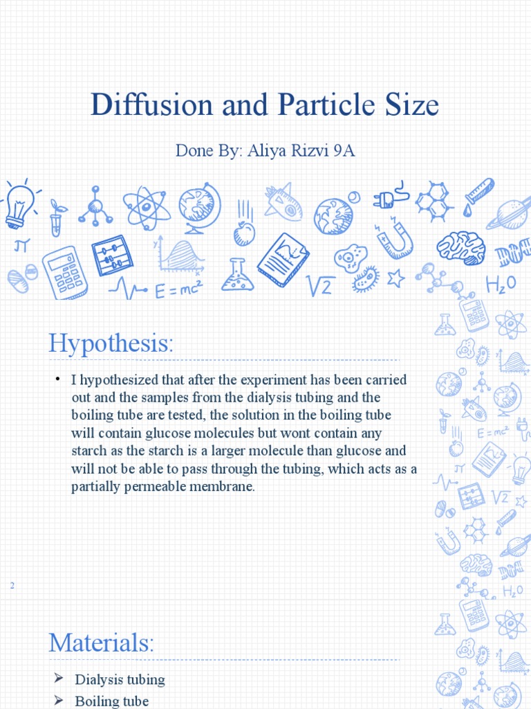Biology Powerpoint Diffusion | PDF | Starch | Laboratories