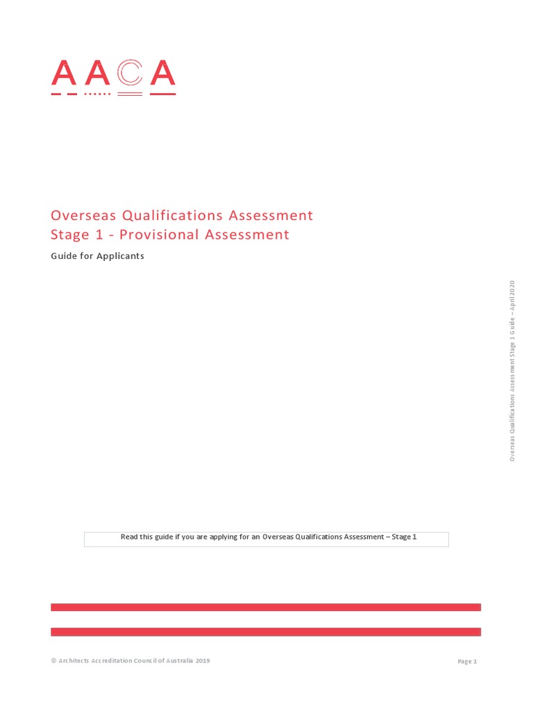Overseas Qualifications Assessment Stage1 Guide | PDF | Credit Card ...