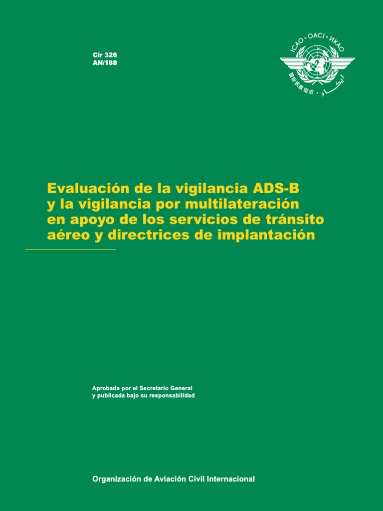Circ 326 SSR Mlat Ads B | PDF | Control de tráfico aéreo | Aviación