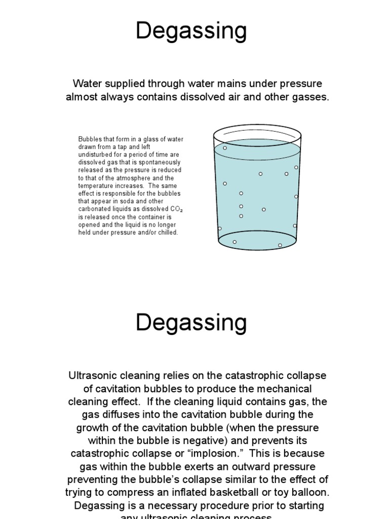 Degassing | PDF | Liquids | Gases