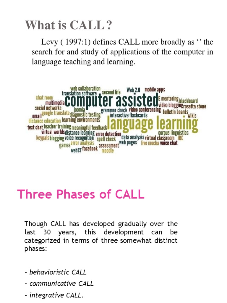 Three Phases of CALL Development | PDF | Multimedia | Learning