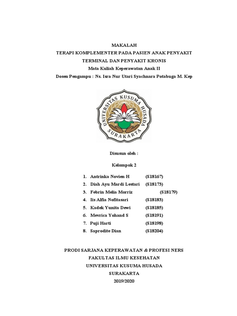 Makalah Terapi Komplementer | PDF