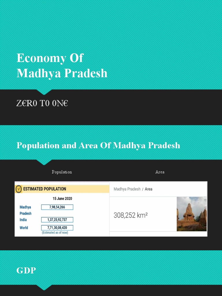 Economy of Madhya Pradesh | PDF