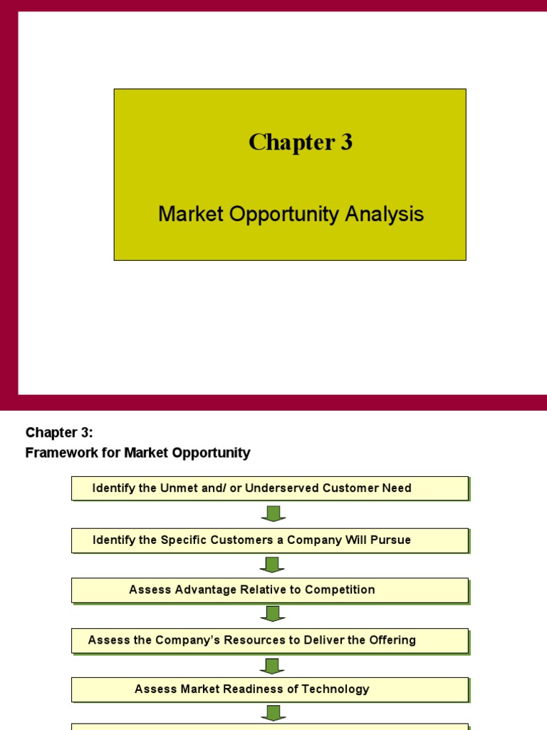 Market Opportunity Analysis Framework | PDF | Market Analysis | Marketing