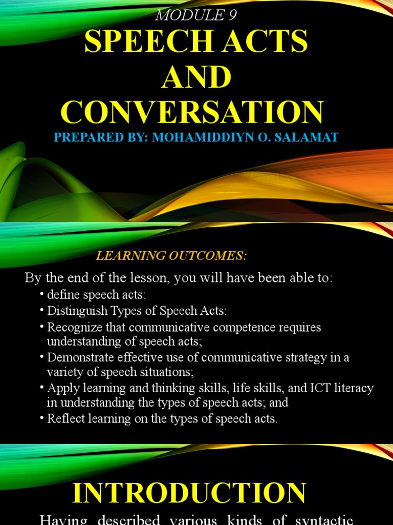 Speech Acts and Conversation | PDF | Epistemology | Psychological Concepts