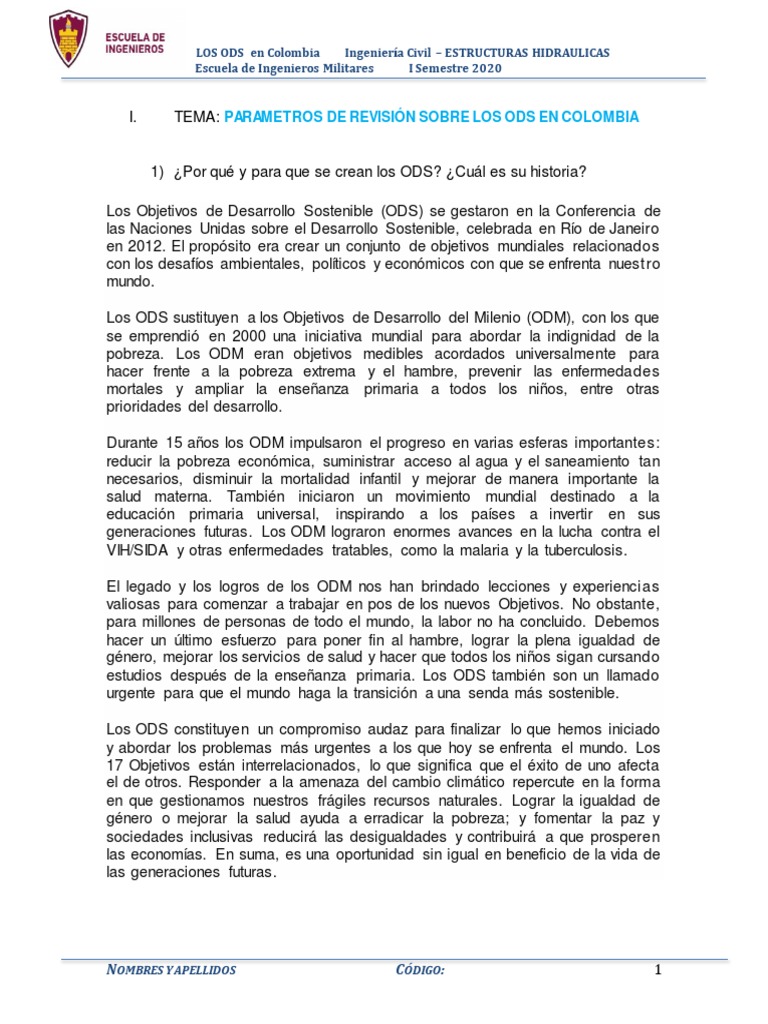 Formato ODS | PDF | Sustentabilidad | Agua