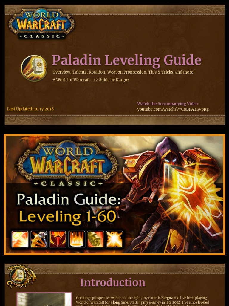 Paladin Leveling Guide | Speed