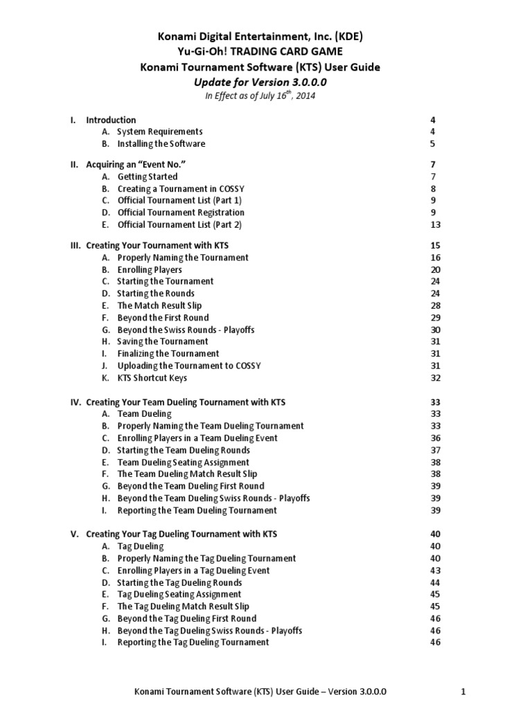 Konami Digital Entertainment, Inc. (KDE) Yu-Gi-Oh! Trading Card Game Konami Tournament Software ...