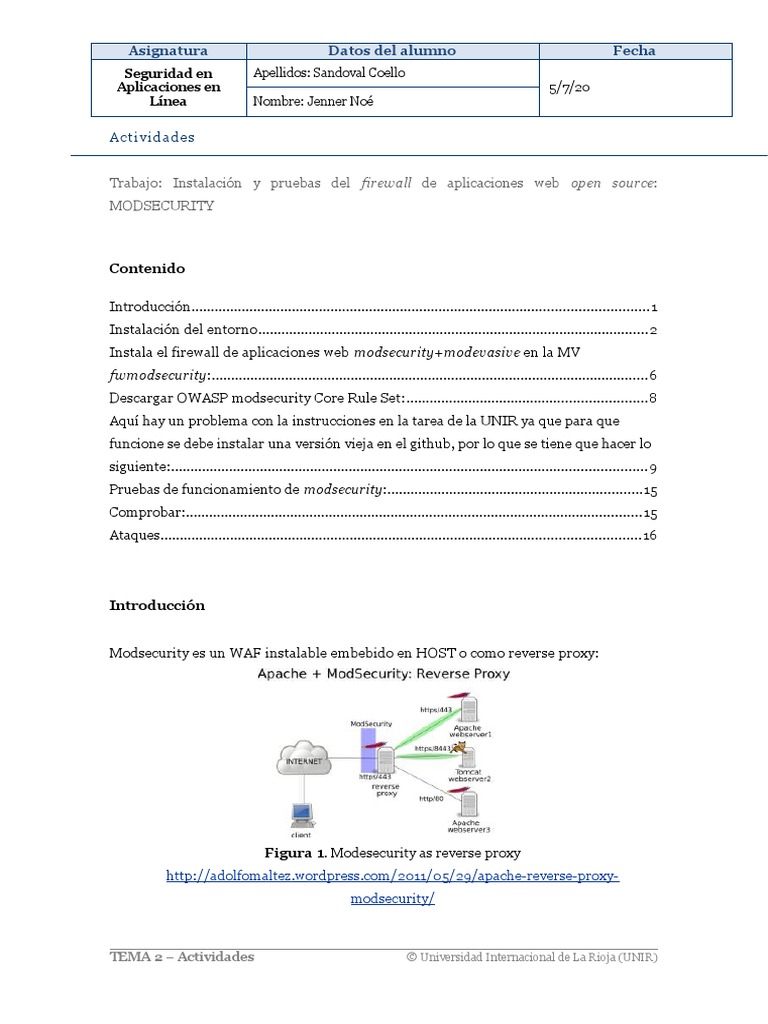 Modsecurity Manual Pdf Ataque De Denegación De Servicio Sistema De Nombres De Dominio