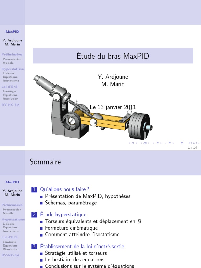 Max PID | PDF | Mécanique newtonienne | Analyse mathématique