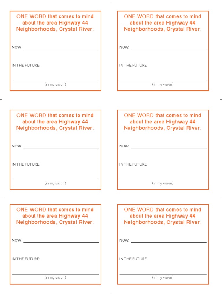 Crystal River - One Word Cards | PDF | Foreign Language Studies | Art