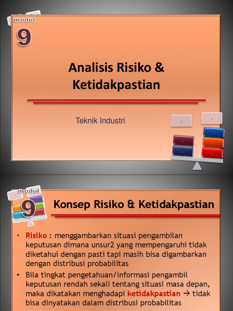 P12 - Analisis Risiko Ketidakpastian PDF | PDF