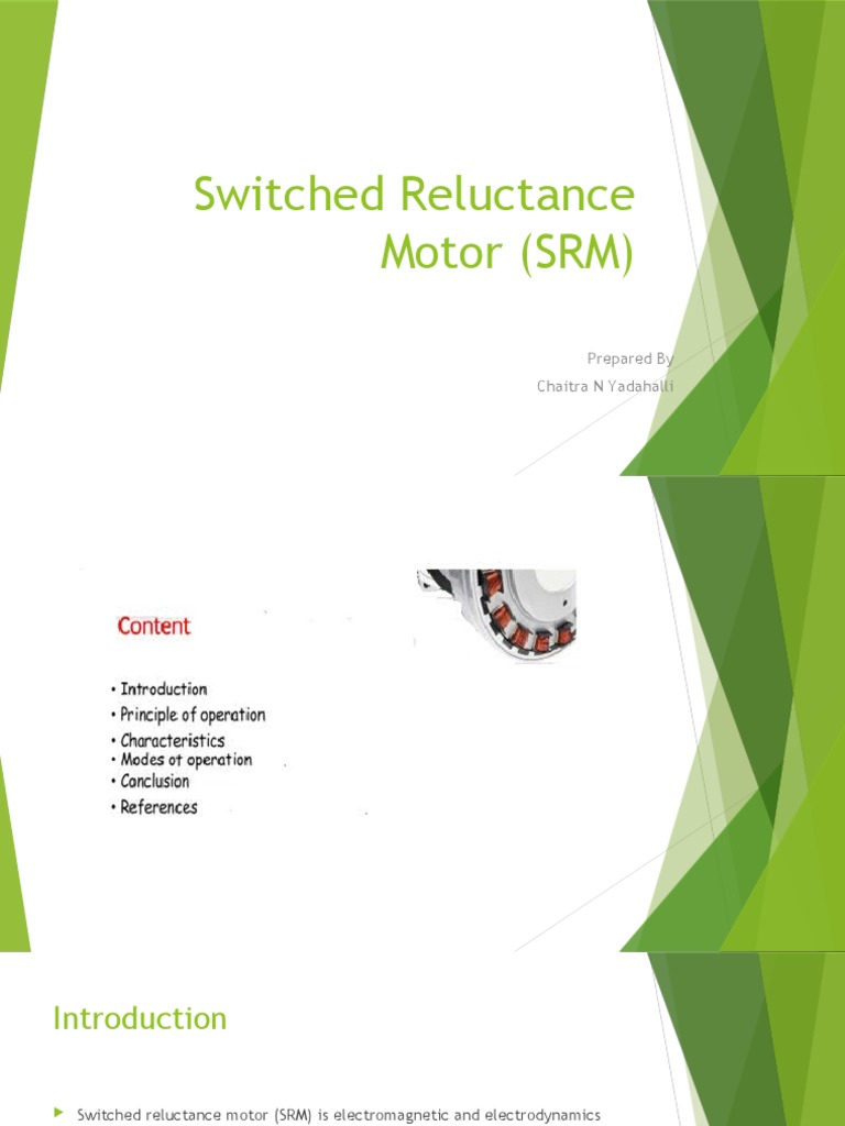 Switched Reluctance Motor (SRM) | Download Free PDF | Electric Motor ...