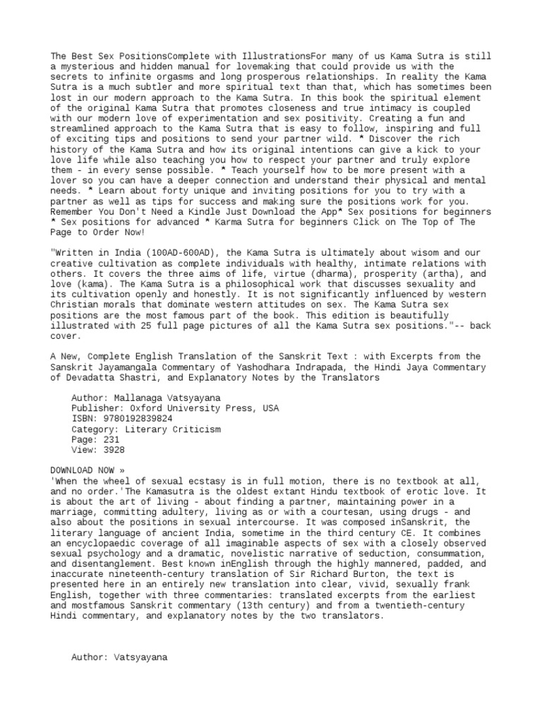 K 3 | Download Free PDF | Kama Sutra | Kama